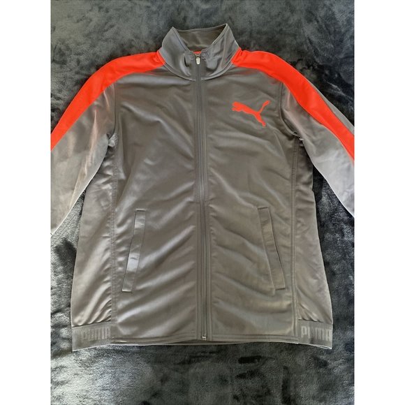 Puma | Jackets & Coats | Puma Men Grey Track Jacket | Poshmark